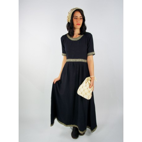 Coiffe renaissance Couleur Noir